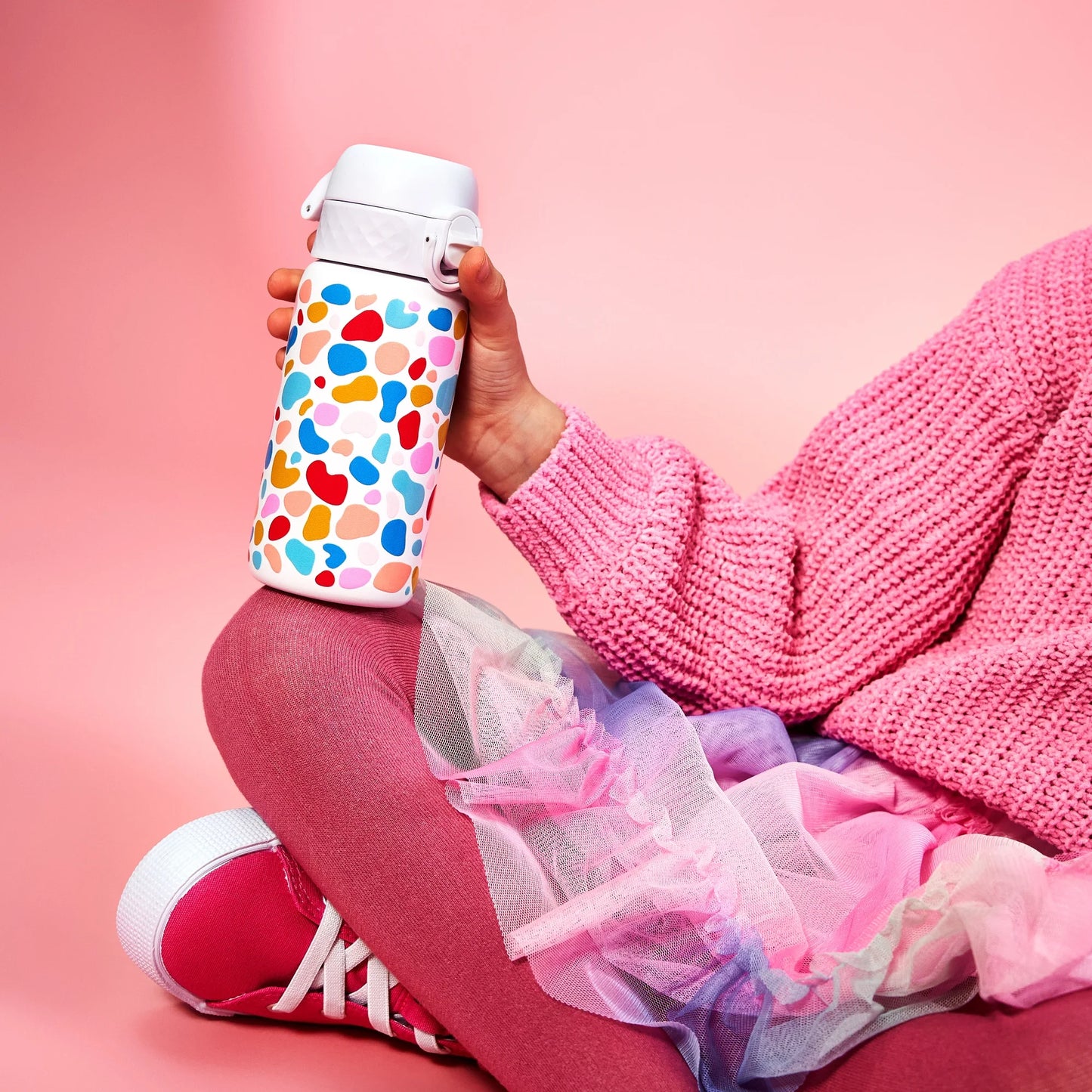 Leak Proof Metal Thermal Steel Water Bottle, Insulated, Splodge, 320ml ...