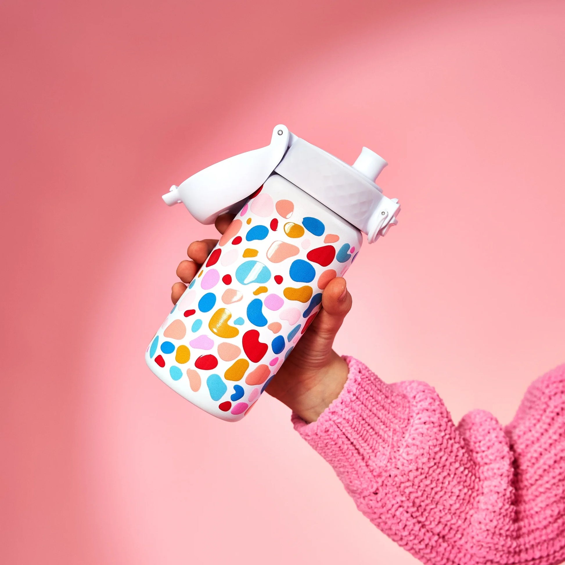 Leak Proof Metal Thermal Steel Water Bottle, Insulated, Splodge, 320ml ...